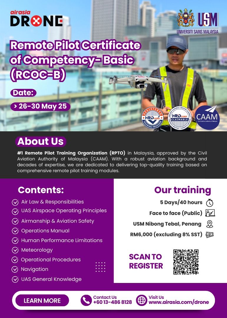 Remote Pilot Certificate of Competency—Basic (RCOC-B) course - USM SCHOOL OF AEROSPACE ENGINEERING